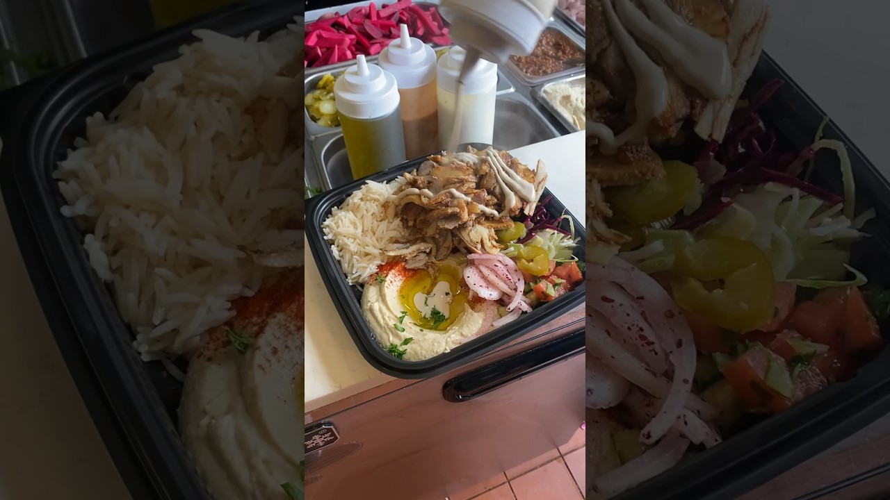 The perfect CHICKEN SHAWARMA PLATE from Duzan in Astoria Queens NYC! 🔥 ...