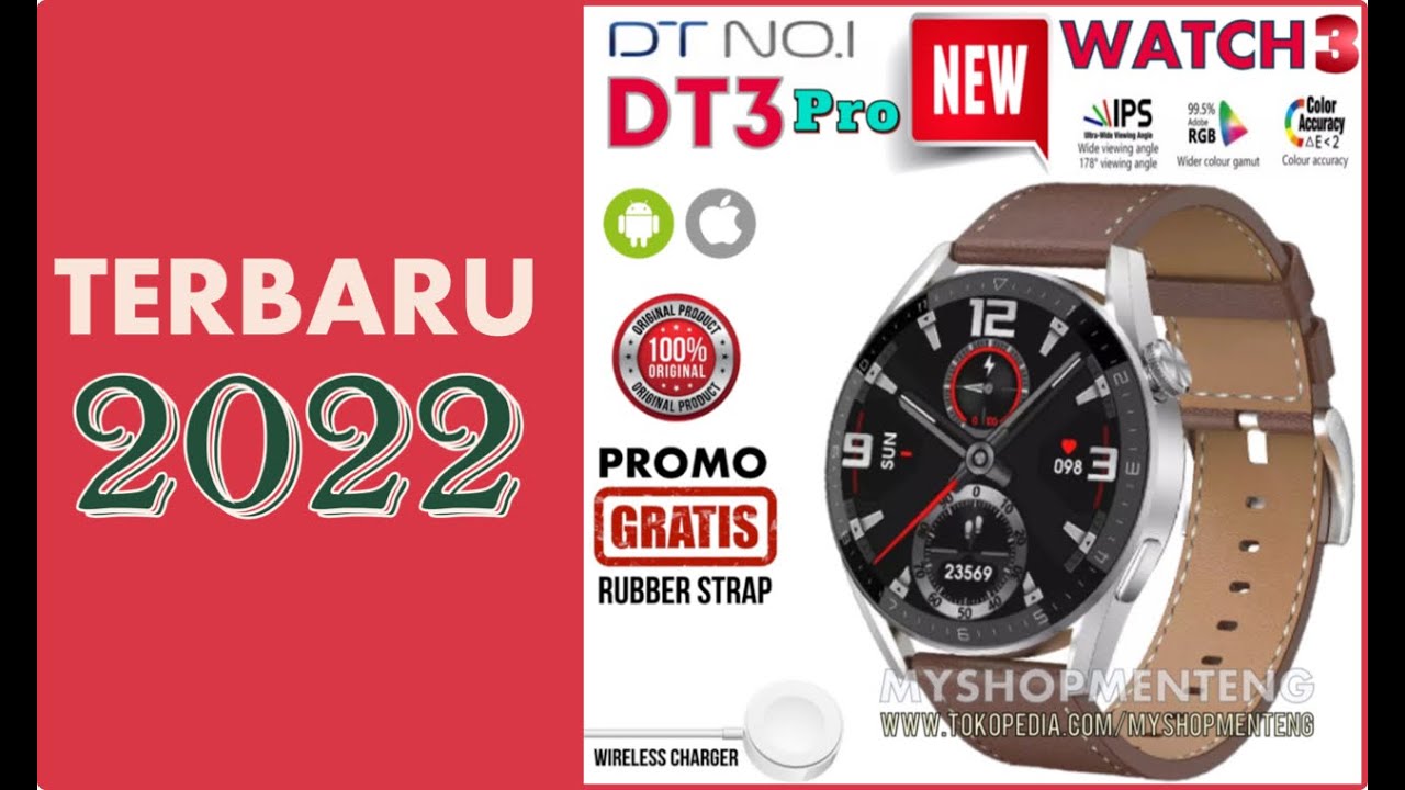 DT3 PRO Smartwatch 47MM Bluetooth Call - YouTube