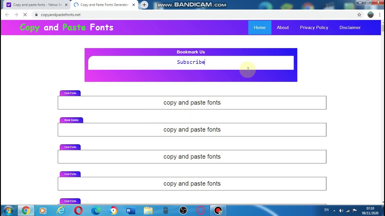 How to get different copy and paste fonts - YouTube