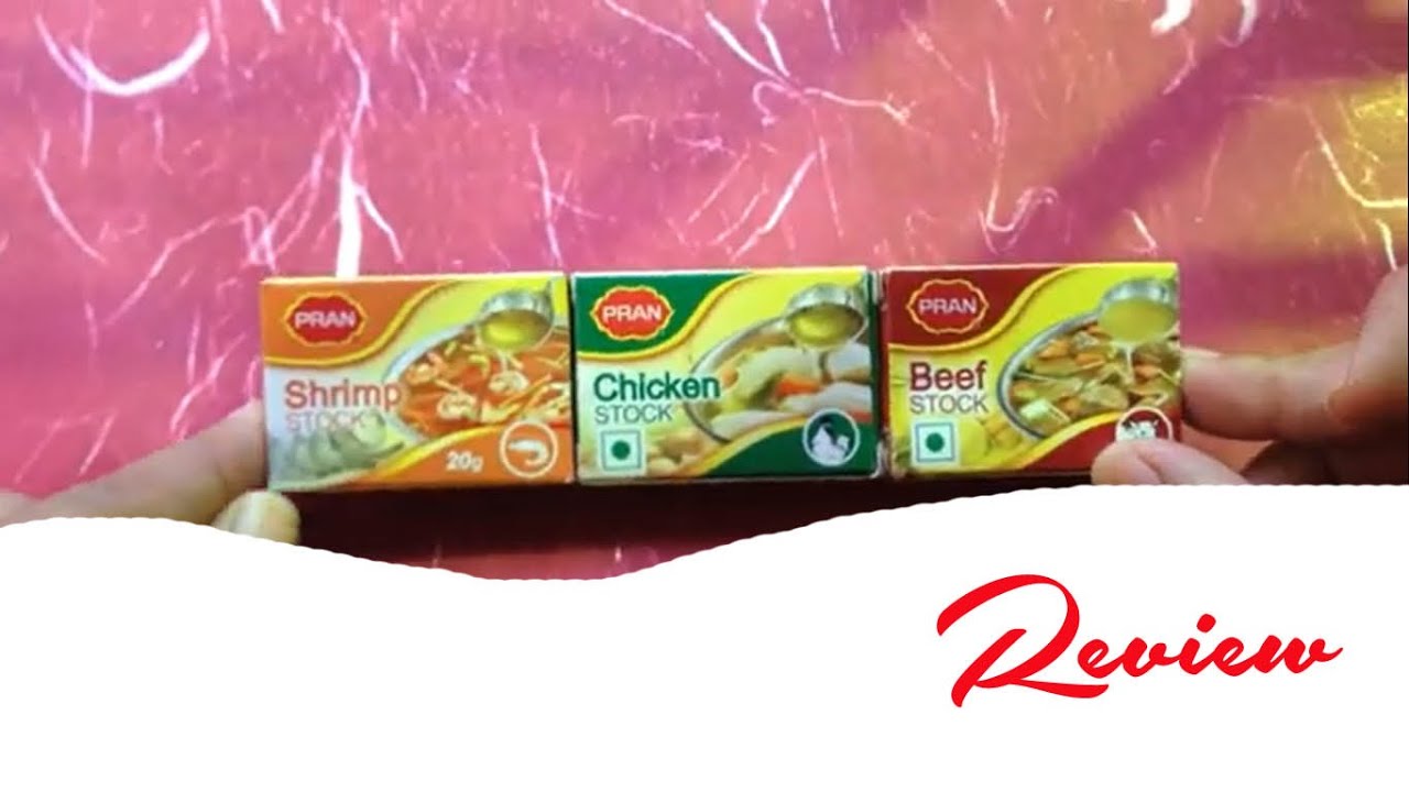 Pran stock | Chicken | Beef | Shrimp | Review - YouTube