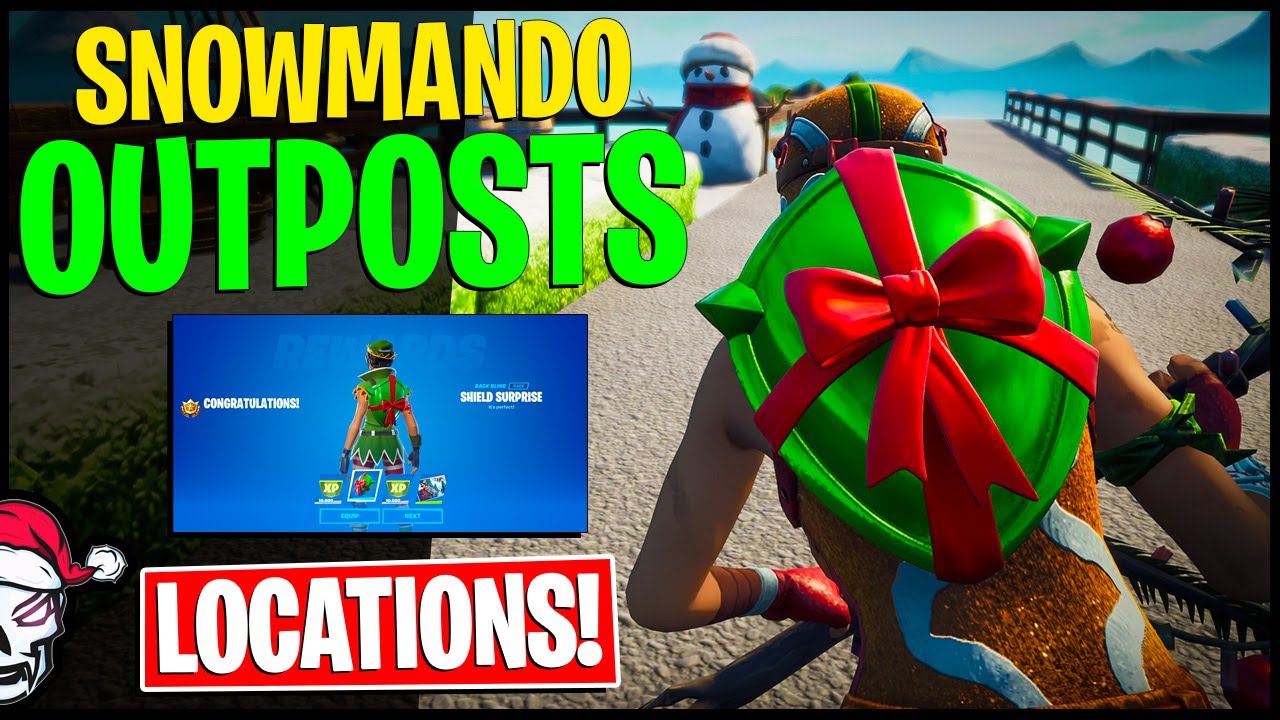 SNOWMANDO OUTPOST Locations and *FREE* Rewards! (Fortnite Battle Royale ...