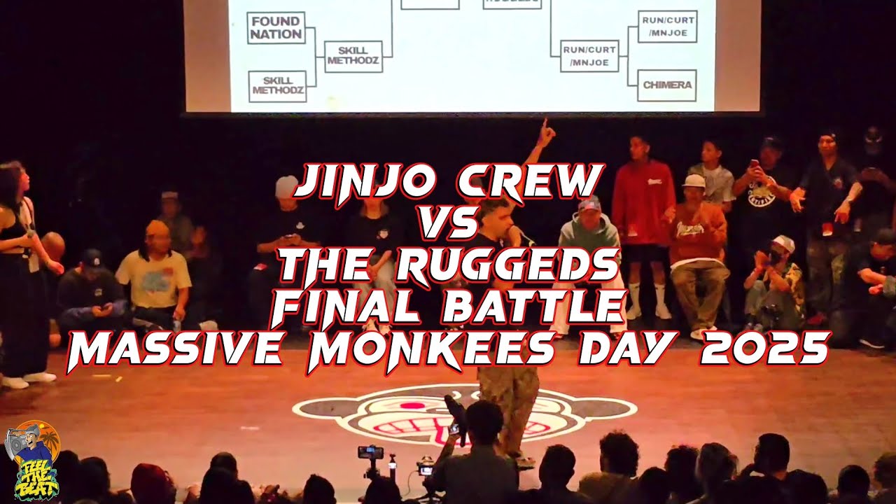 JINJO CREW VS THE RUGGEDS-MASSIVE MONKEES DAY 2025-3V3 FINAL- #DJFLEG ...