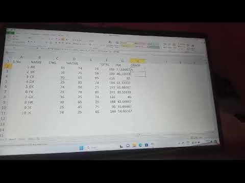 Formula of Sum, Percentage, If Function, Merge & Center MS Excel 2010#shorts #youtubeshorts # ...