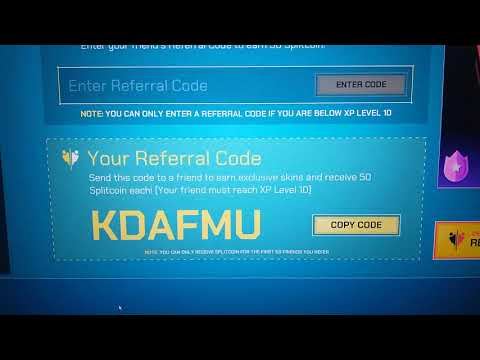 Splitgate referral code (FREE SPLITCOINS) - YouTube