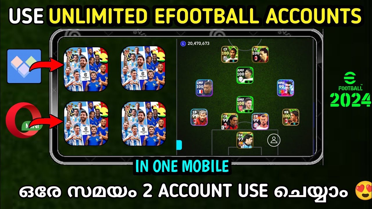 How to use multiple accounts in efootball | second account | Use two ...