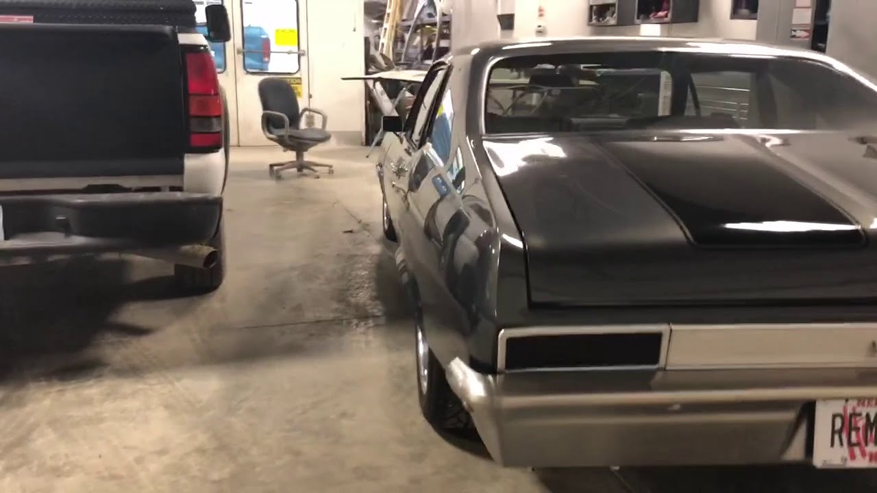 1970 Nova on bags - YouTube