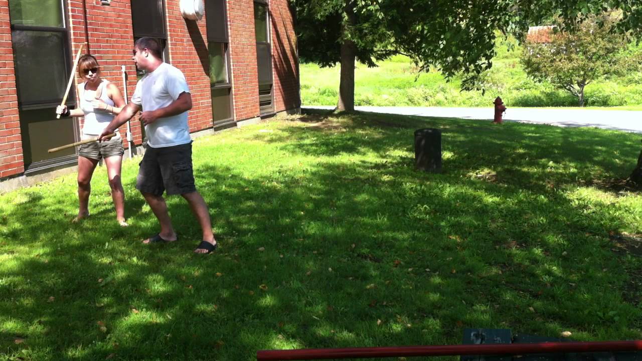 Single Baton Evade Angles 1 5 seminar - YouTube