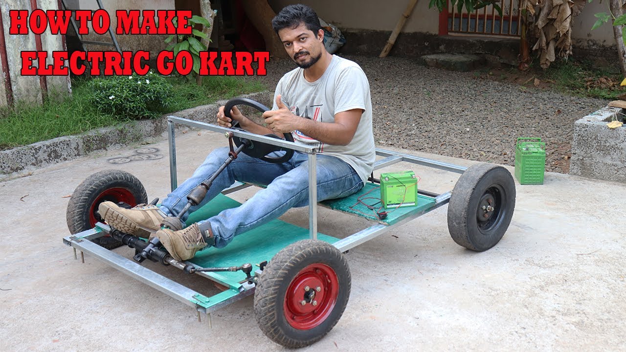 How To Make 500w Electric GO kart Home Made Electric Car /sudus custom ...