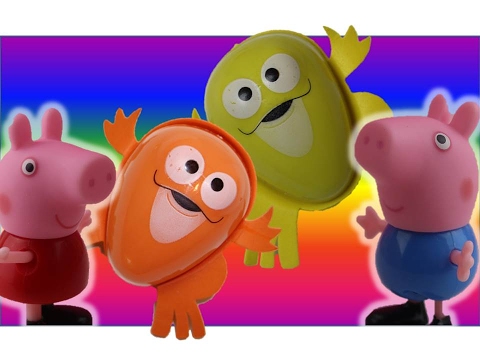 Peppa Pig Surprise Egg! Peppa Pig Mutant Ninja Turtles Word Fun! - YouTube