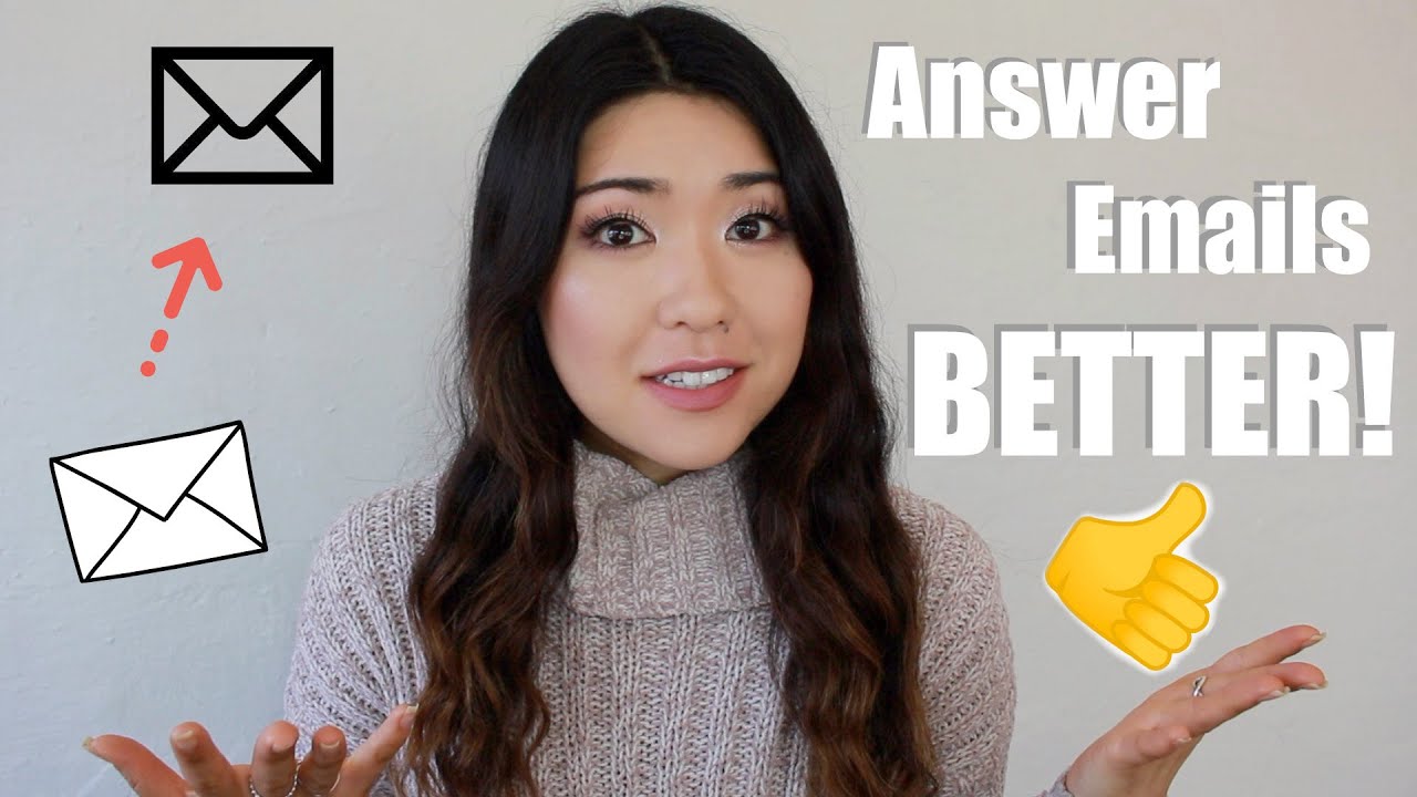 2 EASY TIPS TO EFFICIENTLY ANSWER EMAILS BETTER | WORK HACKS - YouTube