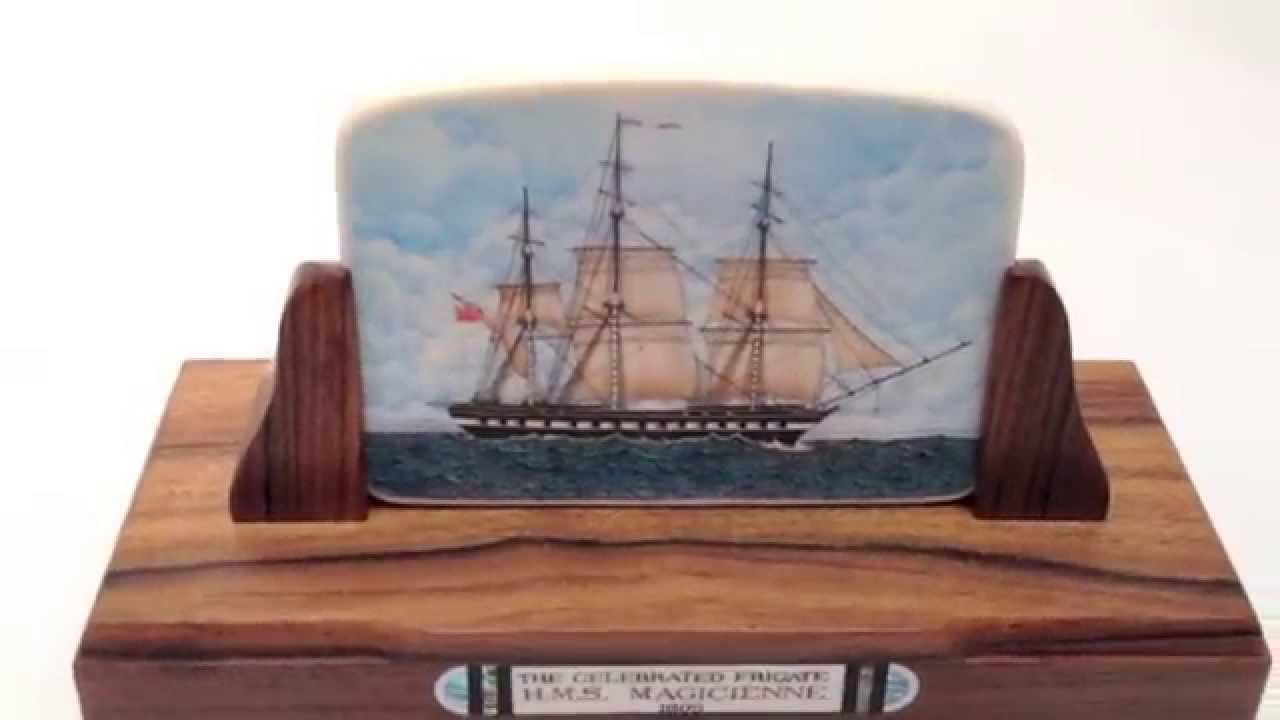 "HMS Magicienne" Scrimshaw by Joel Cowan - Scrimshaw Gallery - YouTube
