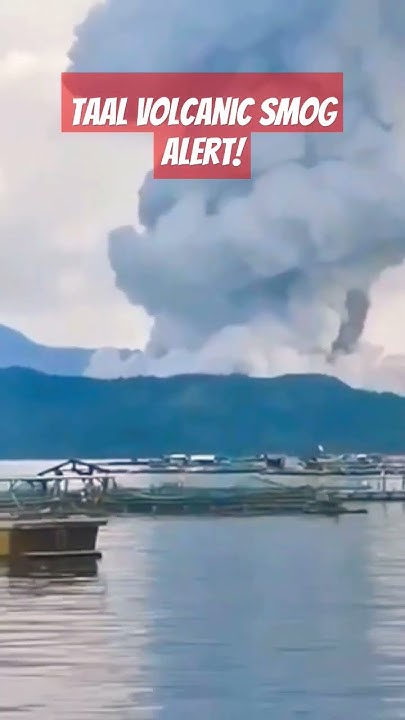 Taal Volcano Smog Today | Volcanic Smog Video Update 2023 | Live Eruption #taalvolcano - YouTube
