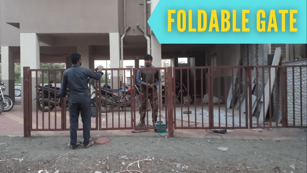FOLDABLE GATE | FOLDING ENTRANCE GATE | NEW DESIGN |Folding gate ...