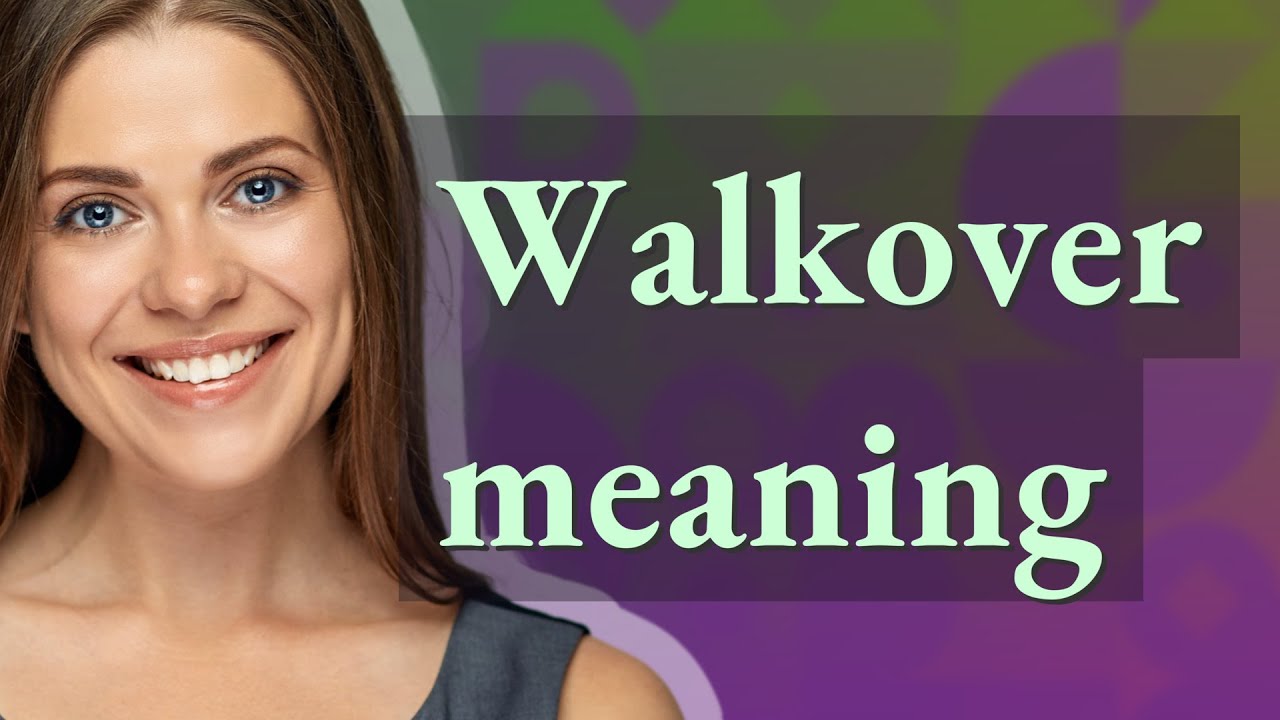 Walkover | meaning of Walkover - YouTube