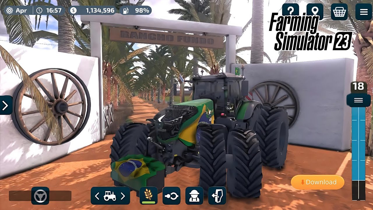 Brasileiros Sul Do Map Fs 23 || Farming simulator 23 Download || FS23 Apk v 0.0.0.20 - YouTube