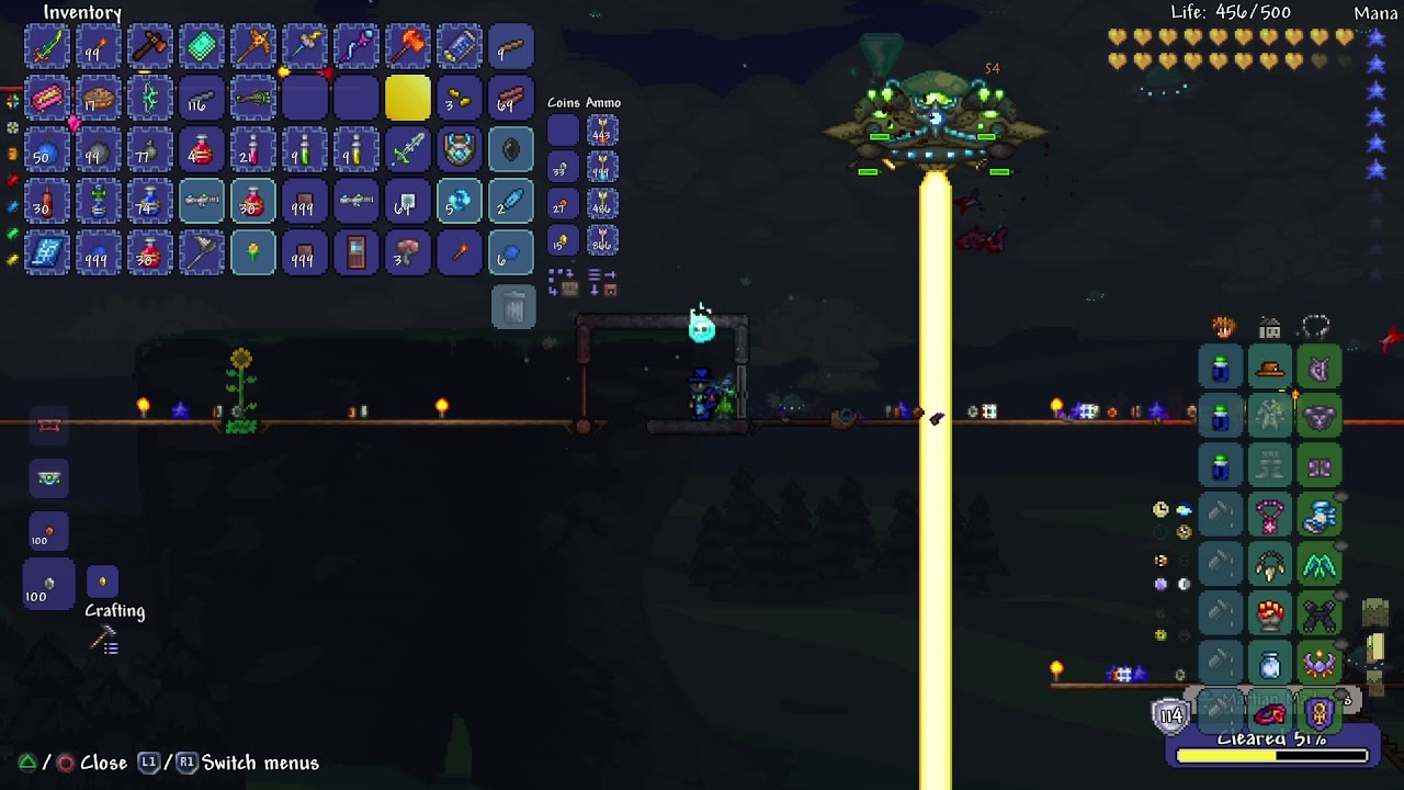 terraria martian event* - YouTube