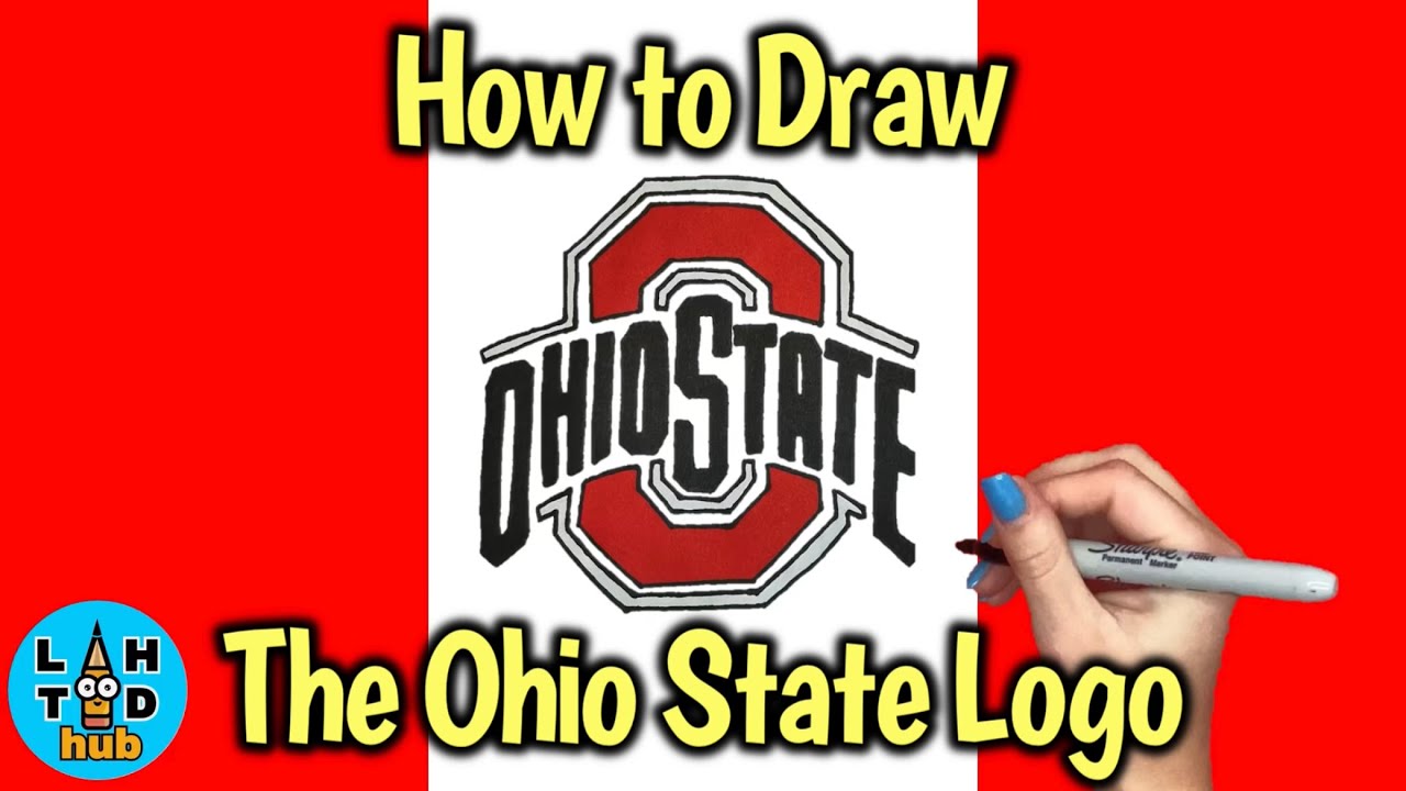 How To Draw The Ohio State University Logo - YouTube