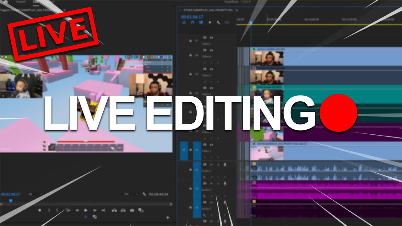 🔴 Live Video Editing - YouTube