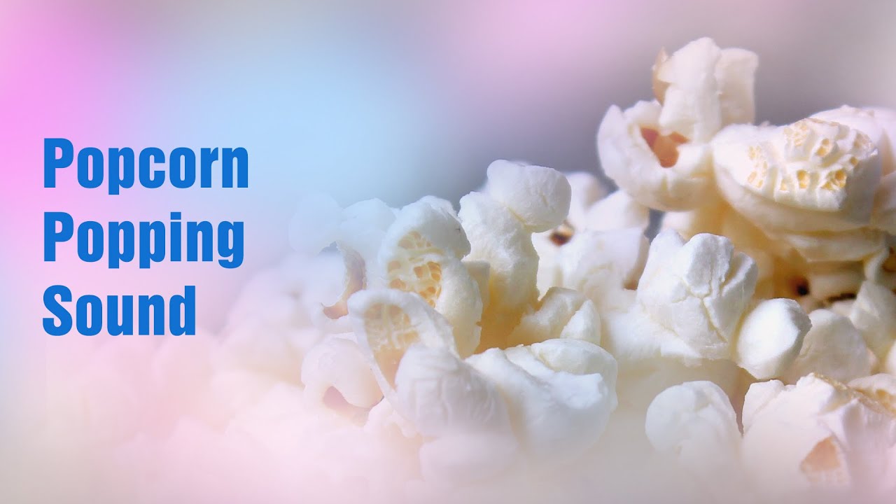 Popcorn popping sound vintage metal pan on the stove - YouTube