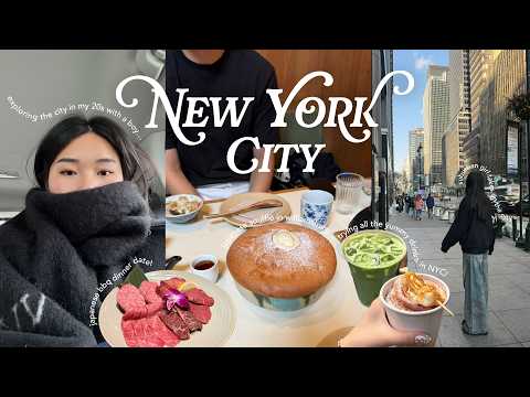 New York City with a BOY 🚕💕 | dinner date, brunch in brooklyn, and beverage galore!