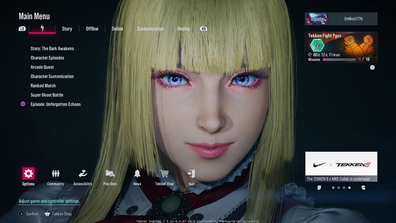 Tekken 8 [STEAM]: All Main Menu Character Screen Variations (Heihachi ...