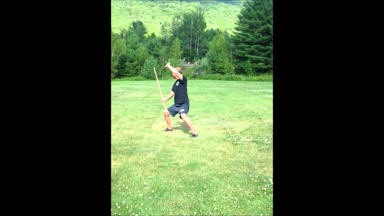 Tai Chi short staff - YouTube