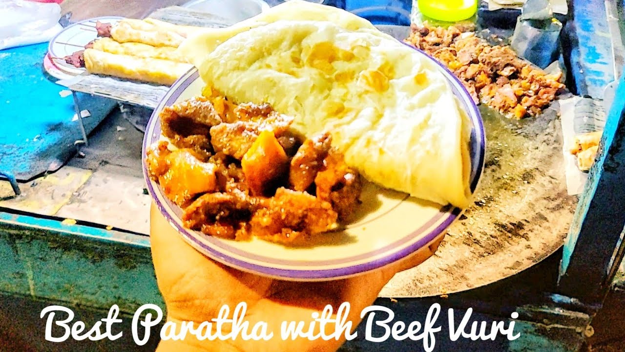 Midnight Two Hardworking Brother Selling Paratha with Beef Vuri Masala ...