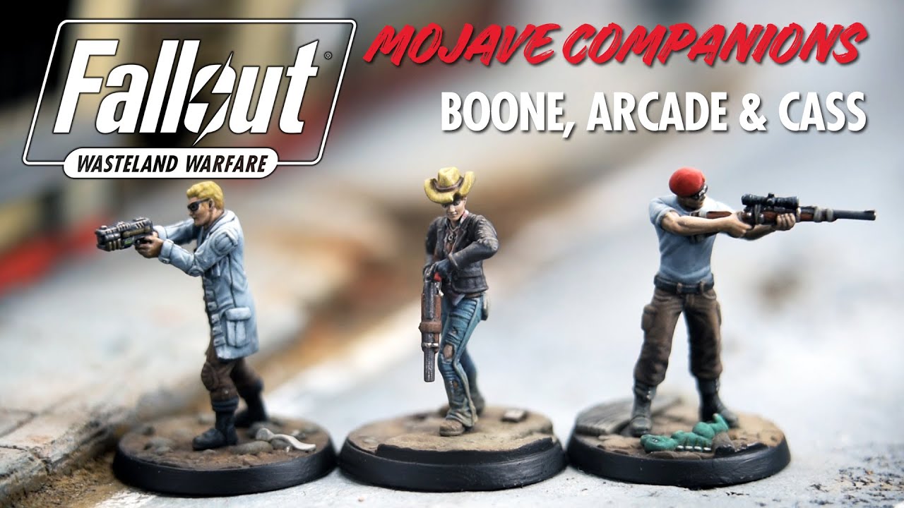 Fallout: Wasteland Warfare - Boone, Arcade & Cass - YouTube