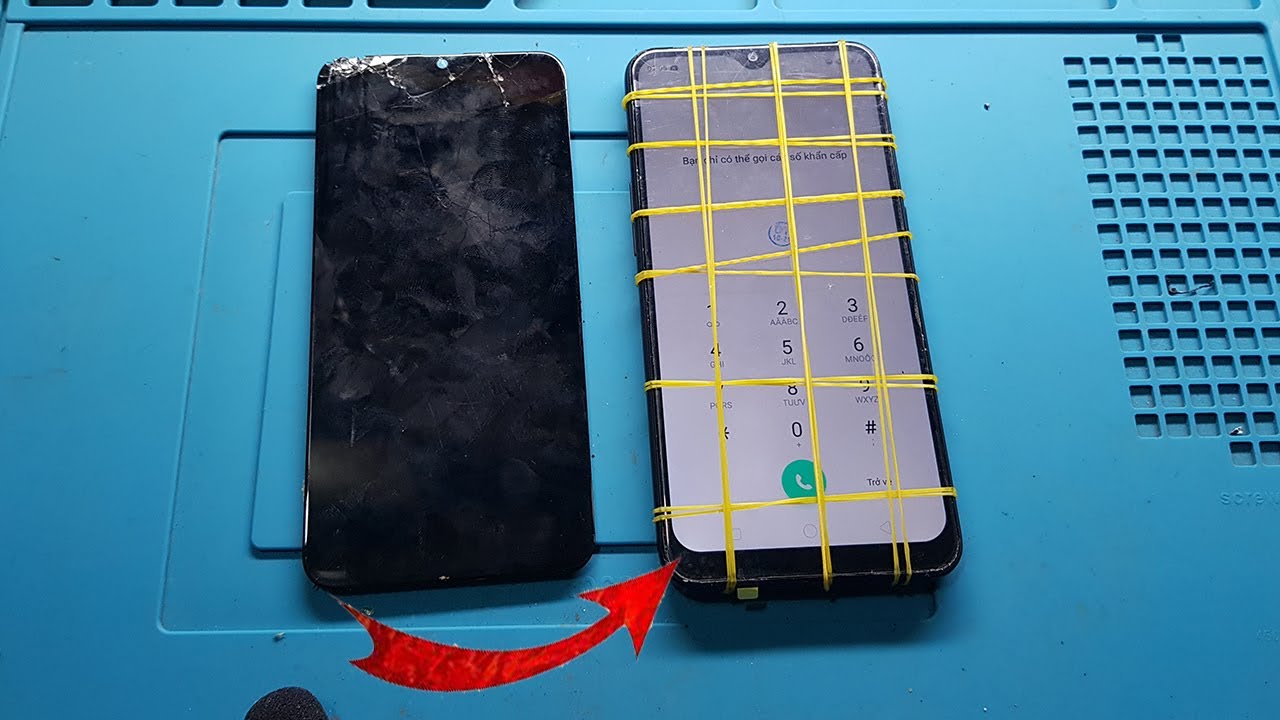 Repair and replace parts for damaged phones - screen replacement - YouTube