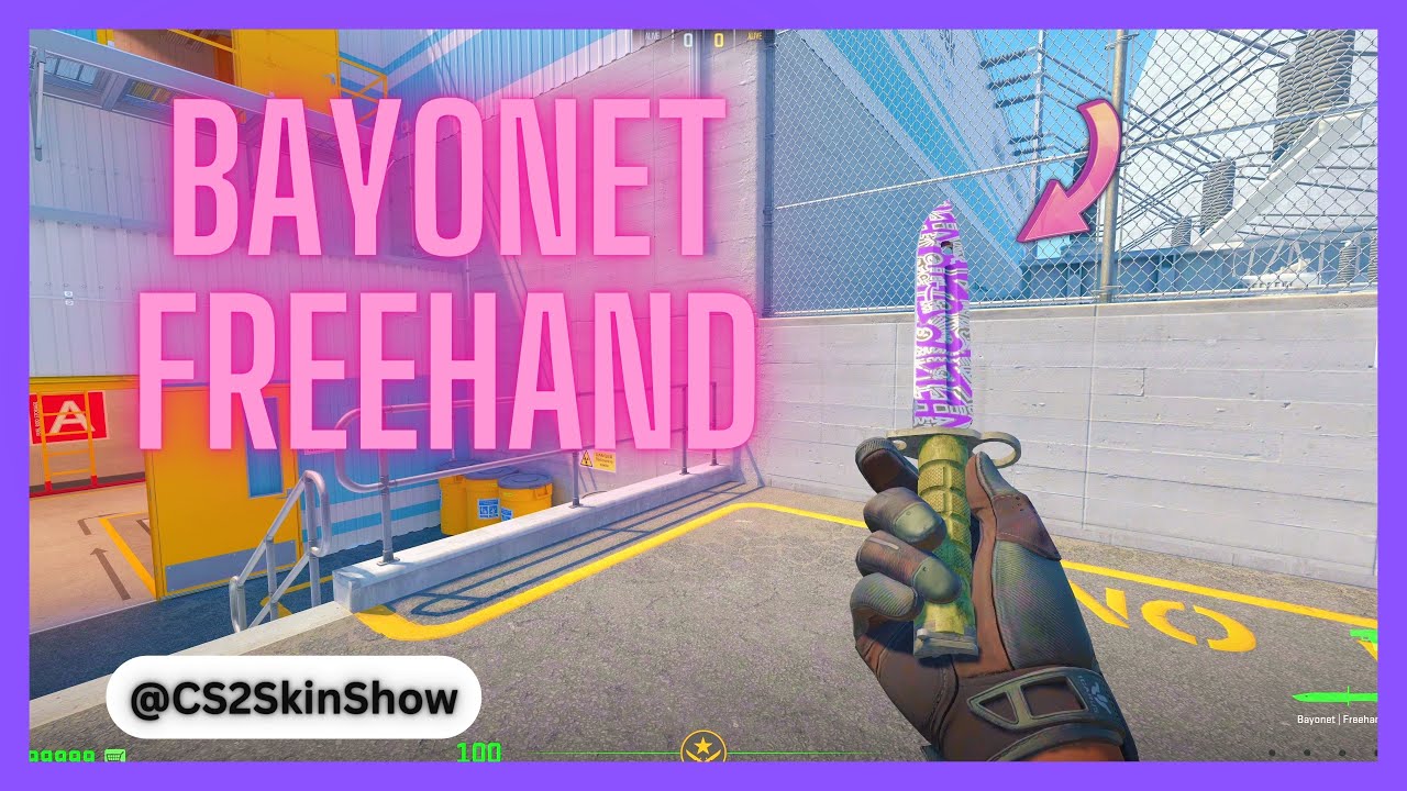 CS2 Bayonet Knife Freehand: CS2 Inspect [4K] - YouTube