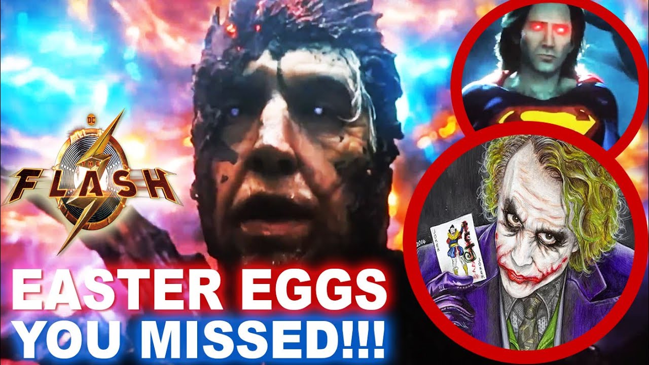 THE FLASH l Joker Secrets & TOP EASTER EGGS You Missed! Nicolas Cage ...