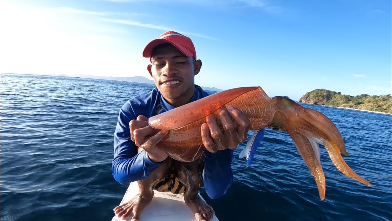 part2. JACKPOT pusit lumot with calamares | catch sell & cook | Bryan ...