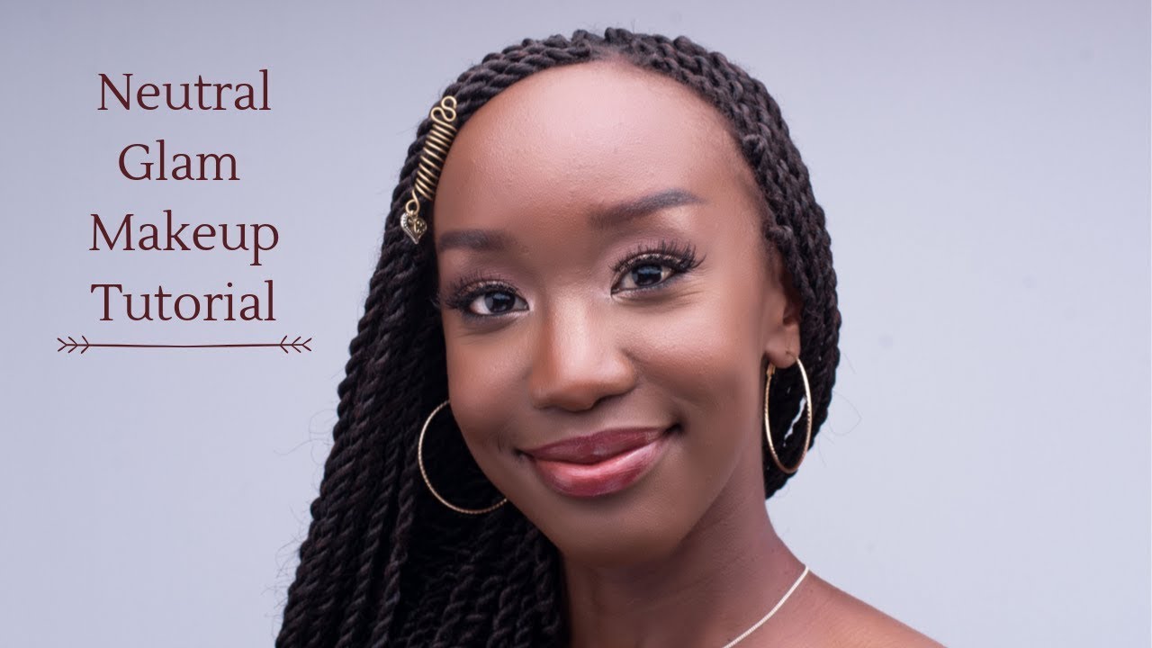 Neutral Glam Makeup Tutorial | Dark Skin Makeup | Maya's Glow - YouTube