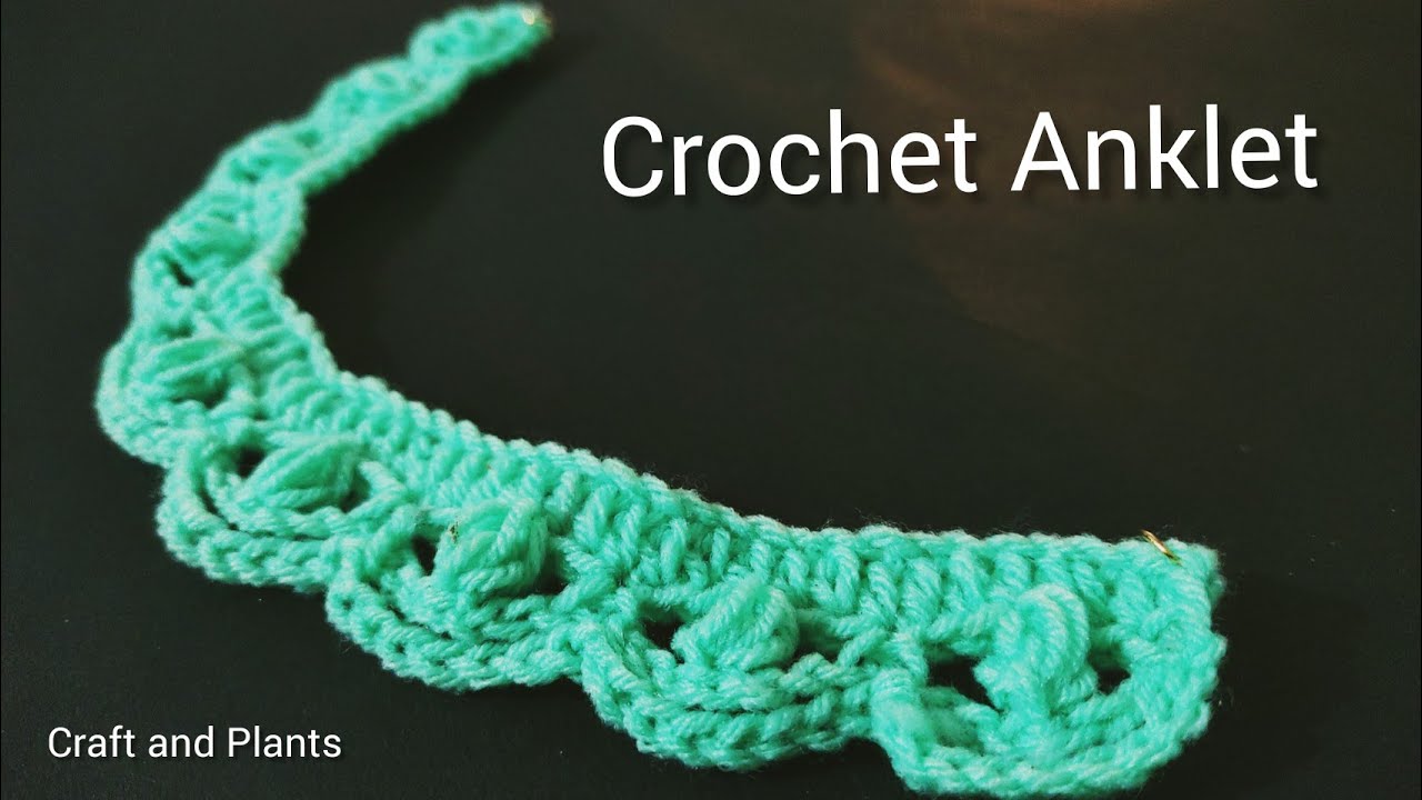 How to Crochet Anklet /Crochet Anklet tutorial /DIY - YouTube