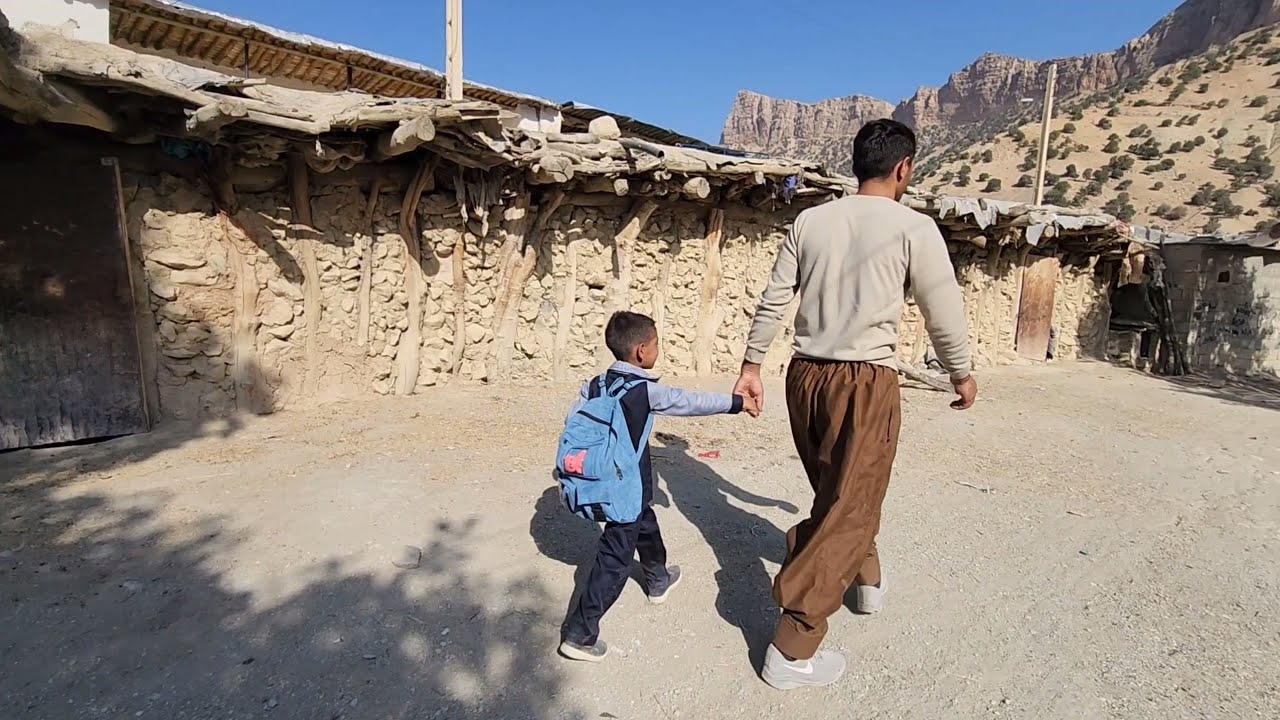 In the twist of nomadic life: Arman's dream of going to school and building a building wall ...