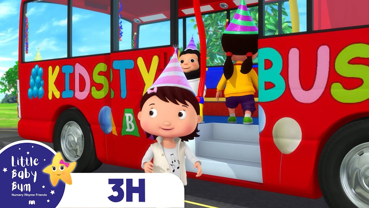 My Big Party Bus | Little Baby Bum | 🚌Wheels on the BUS Songs! | 🚌 ...