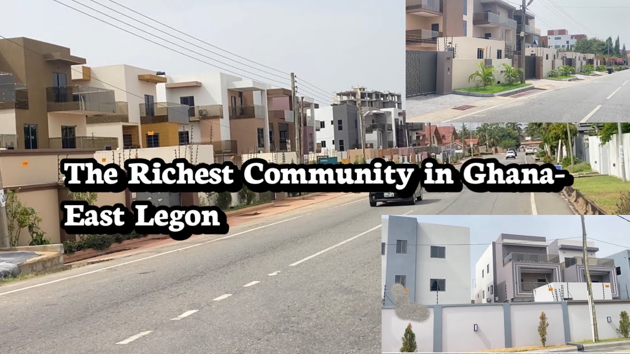 Accra-Ghana | East legon ,Richest Community In Ghana. 4K Driving ...