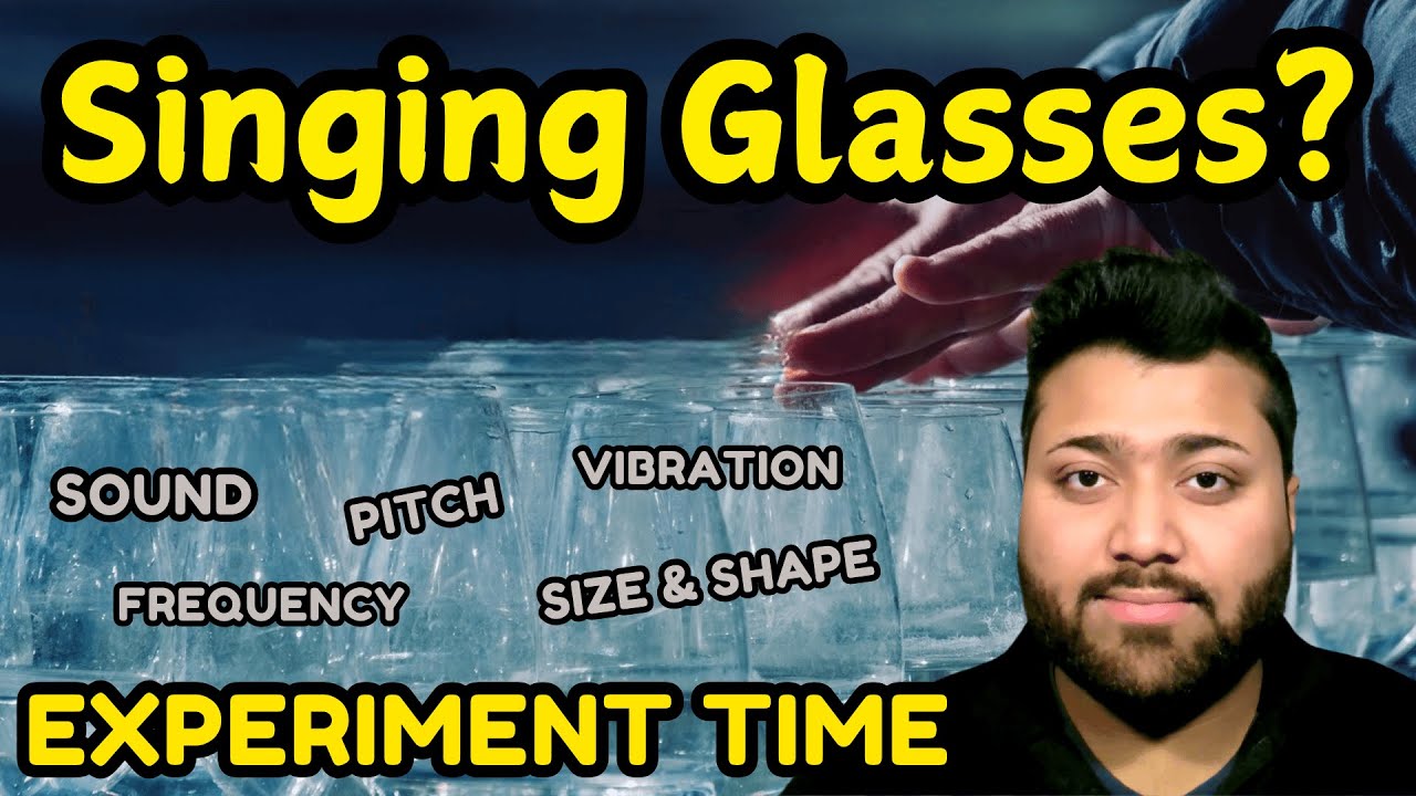 🔬🎶 Singing Glasses Experiment – The Science of Sound & Vibration! 🥂🎼 ...