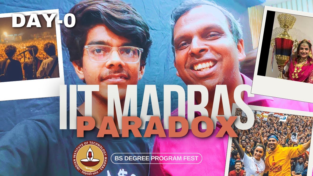 IIT MADRAS FEST PARADOX VLOG DAY-0 - YouTube