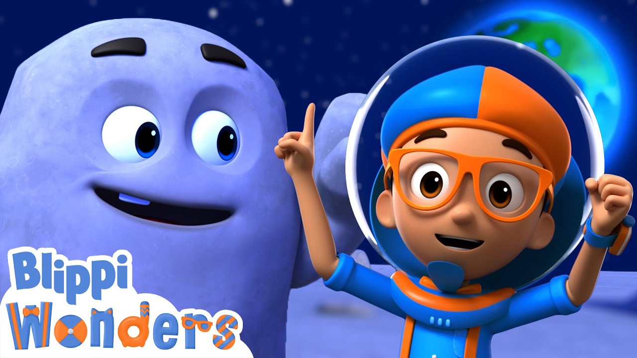 Blippi's Space Missions - Learn About Gravity | Blippi Wonders | Kids ...