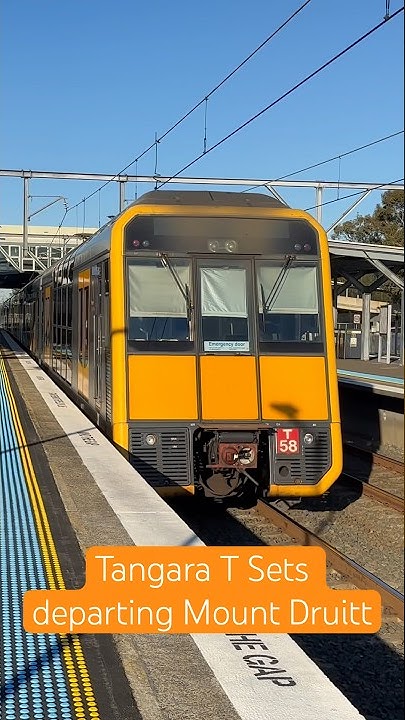 Tangara T Sets departing Mount Druitt #shorts - YouTube
