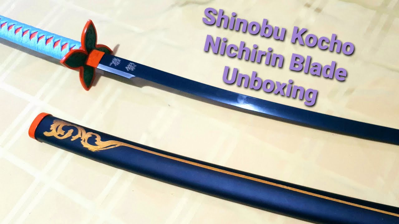 Demon Slayer: Shinobu Kocho Nichirin Blade Unboxing [Kimetsu No Yaiba ...