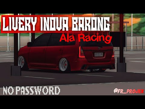 LIVERY INOVA BARONG,NO PASSWORD CUY 😍. - YouTube