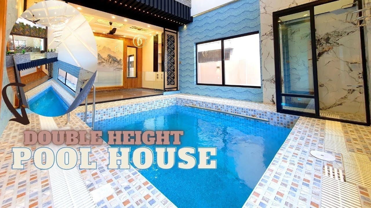 SWIMMING POOL WITH DOUBLE HEIGHT DESIGN │DESIGNER HOUSE FOR SALE IN ...
