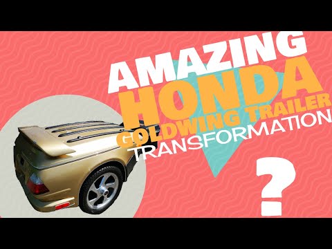 Honda Goldwing Trailer Repaint