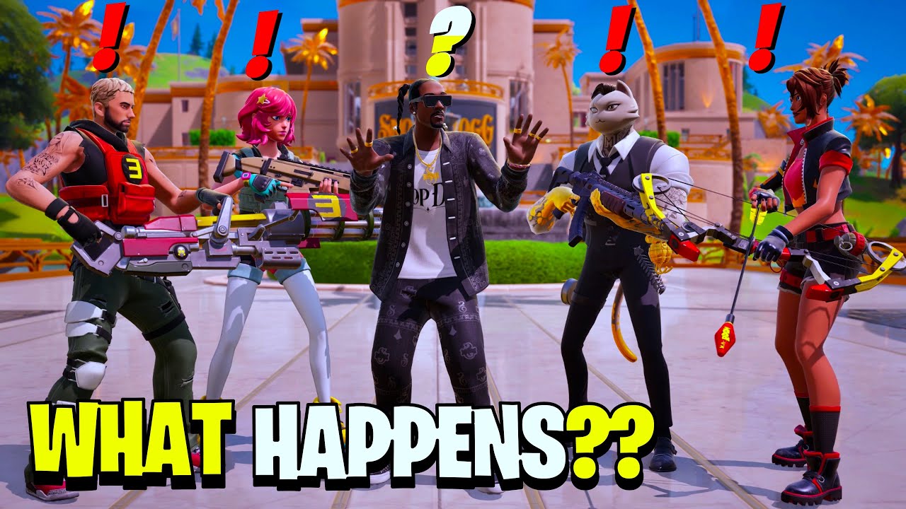 What Happens if ALL 5 Bosses Meet in Fortnite REMIX Chapter 2! - YouTube