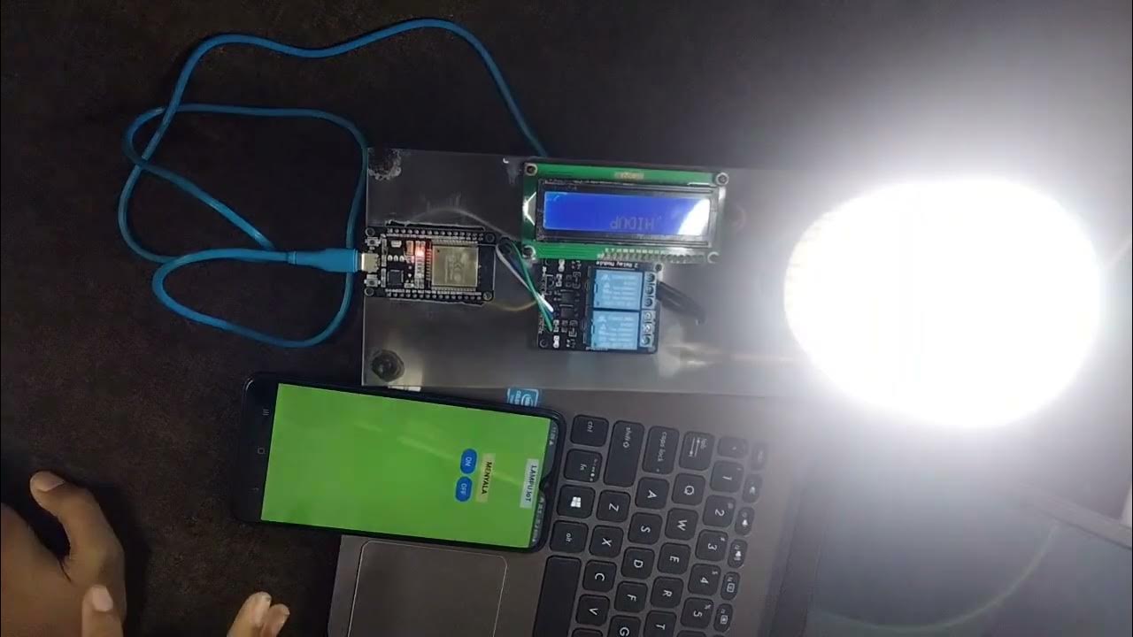pembuatan projek IOT berbasis smarp lamp - YouTube