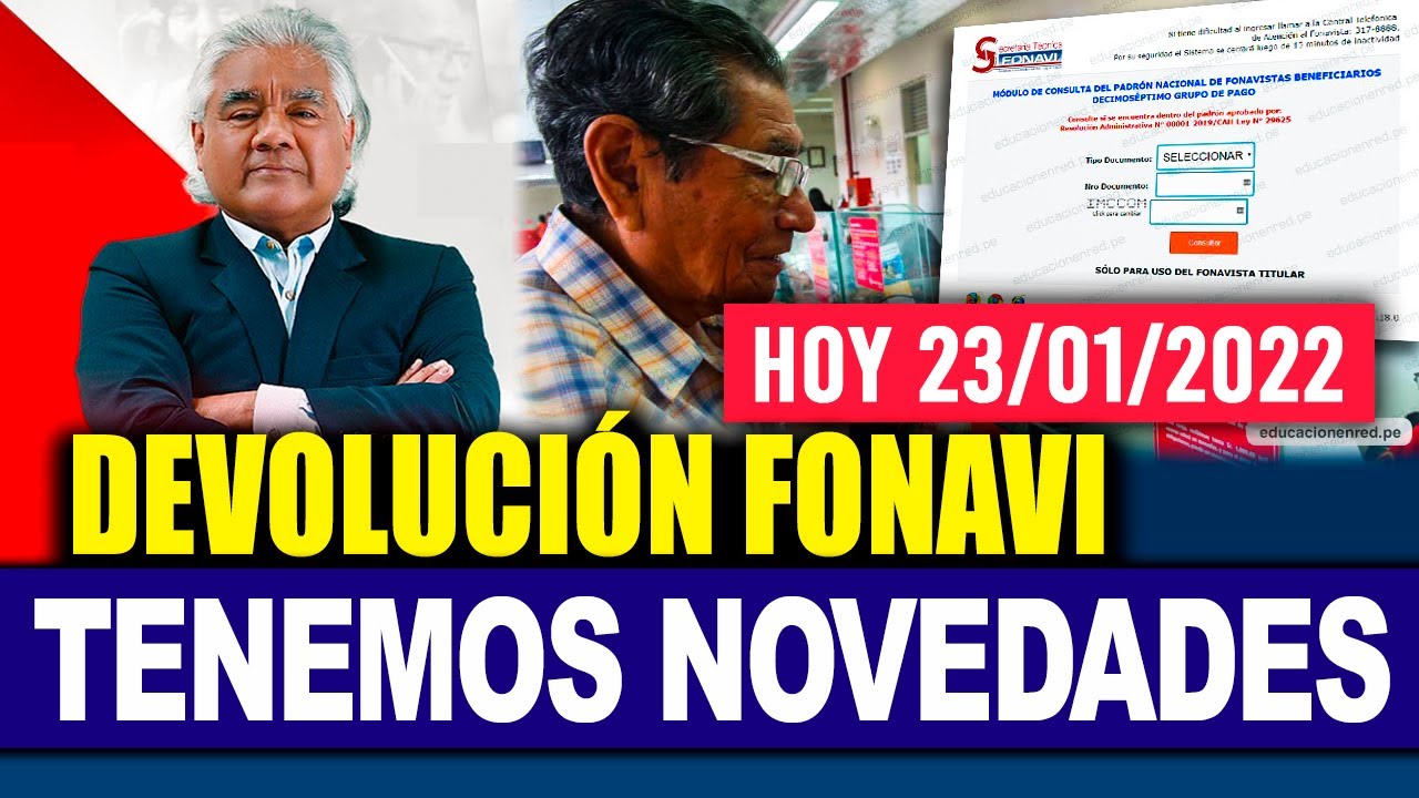 FONAVI: LO ÚLTIMO COMUNICADO DE URGENCIA PARA TODOS NUESTROS HERMANOS ...