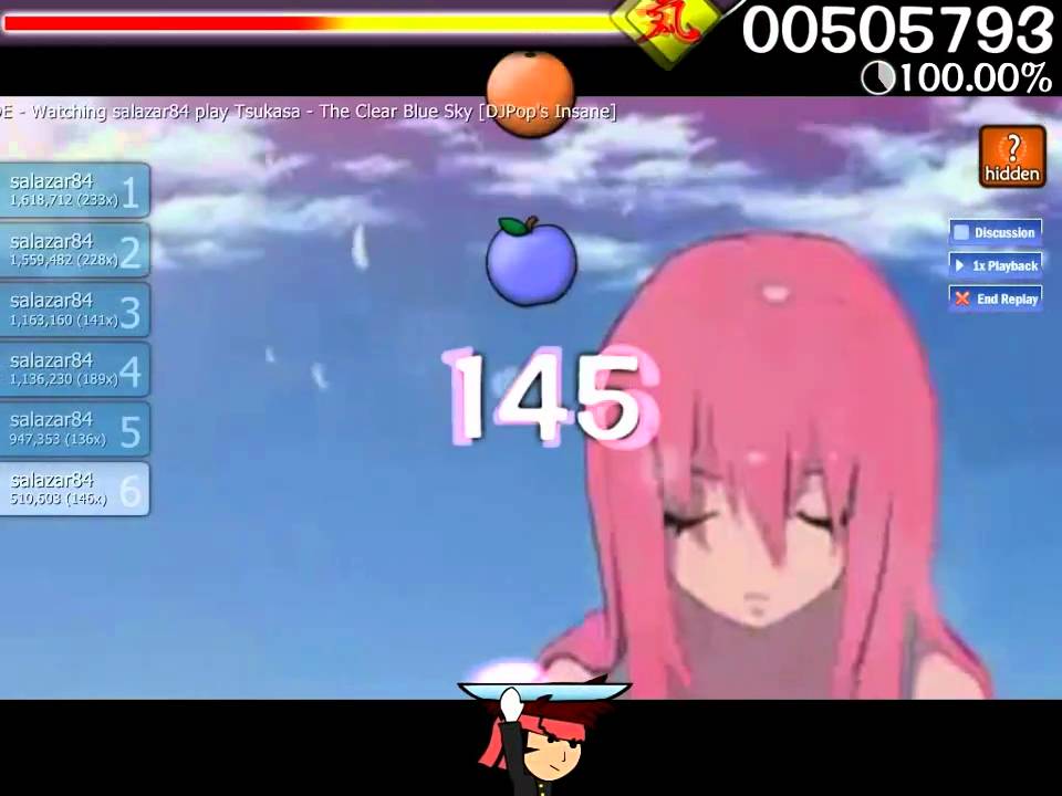 [osu!] [CTB] Tsukasa - The Clear Blue Sky [DJPop's Insane] [Hidden ...