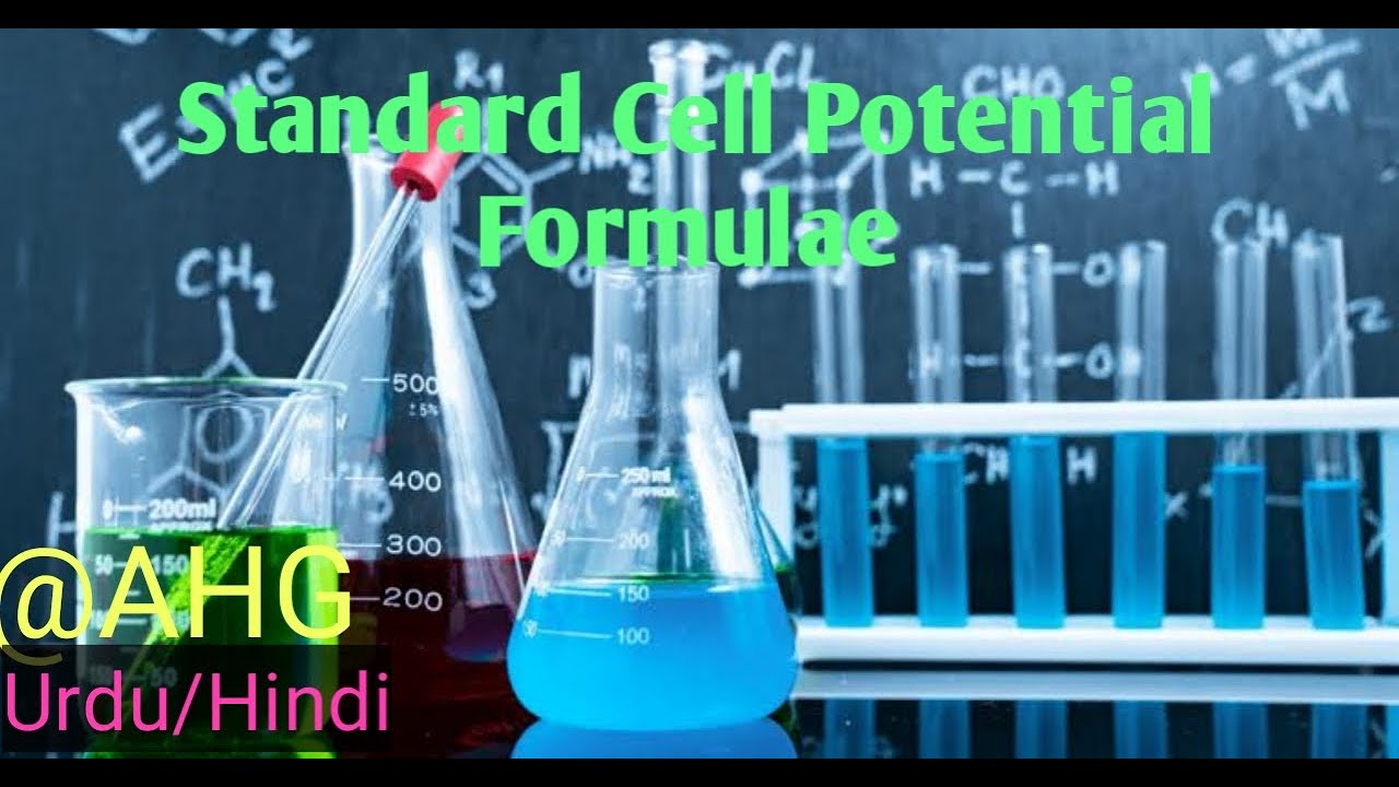 General Concepts of Chemistry Standard Cell Potential - YouTube